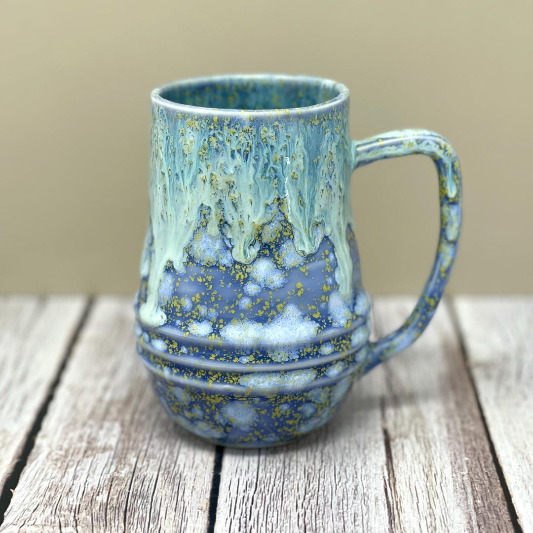 Drippy Purple Mug | 12oz | Porcelain | Handmade Ceramic Mug - Etsy