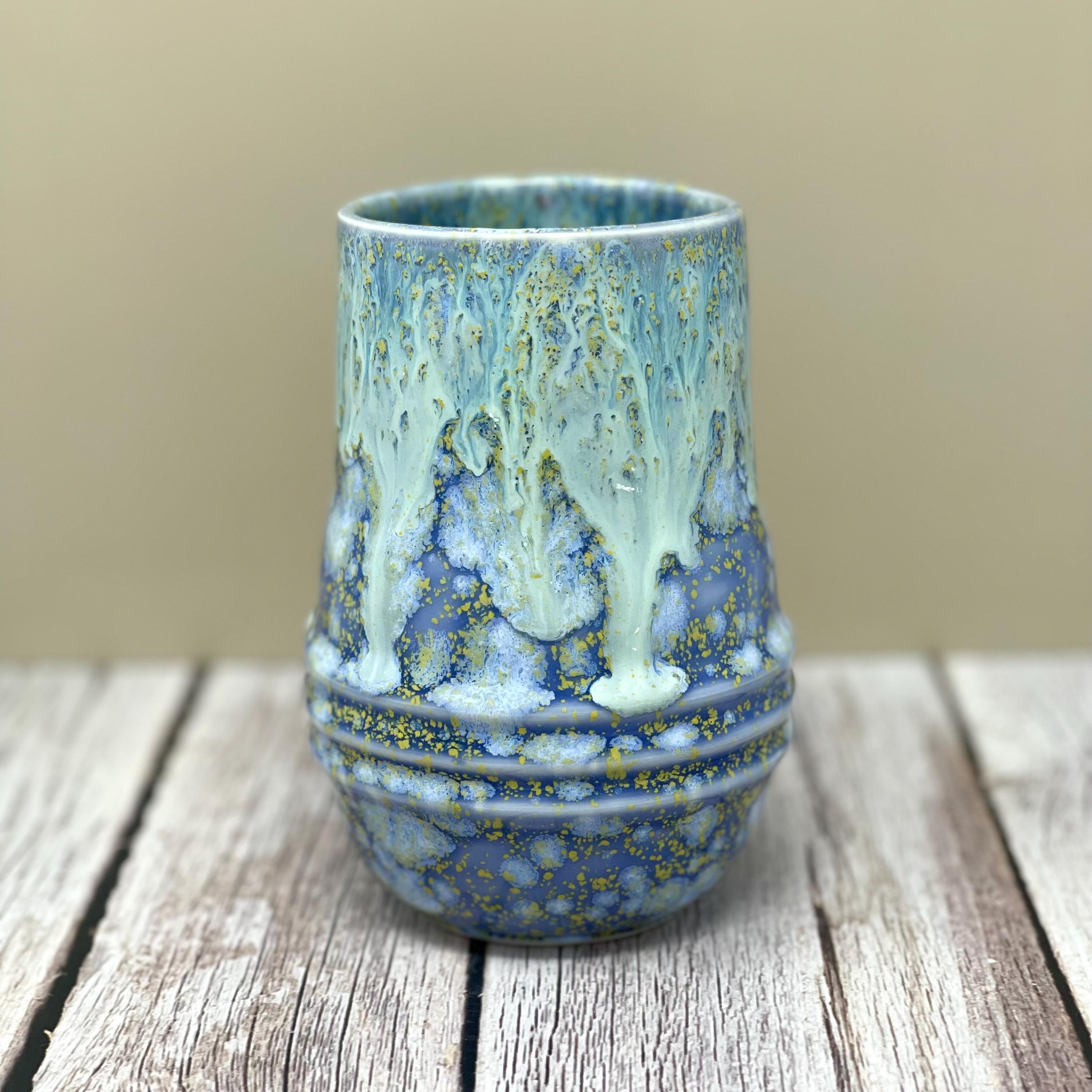 Drippy Purple Mug 12oz Porcelain Handmade Ceramic Mug - Etsy