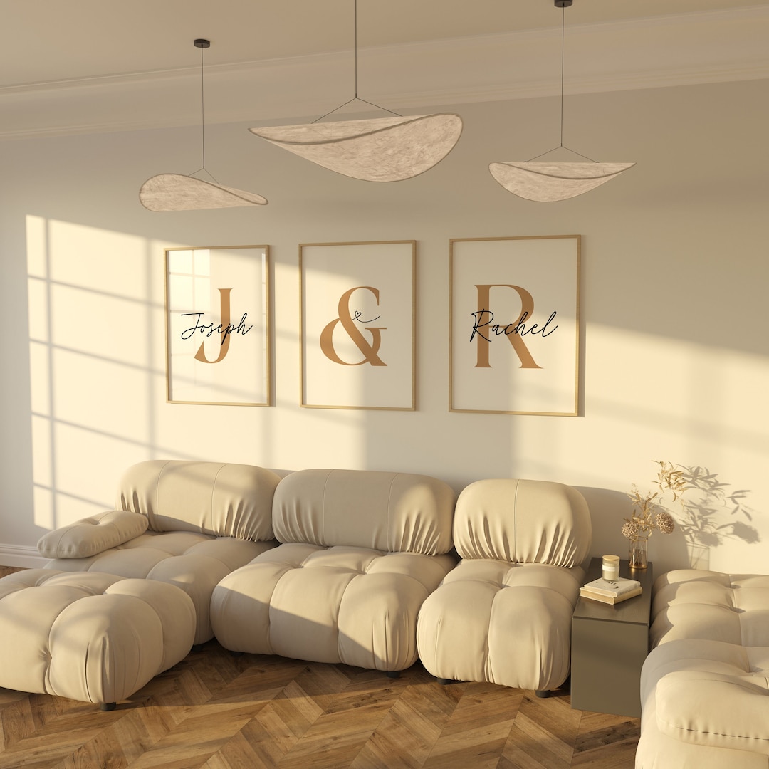 Set of 3 Home Prints, Couple Gift,bedroom Wall Art,bedroom Prints ...