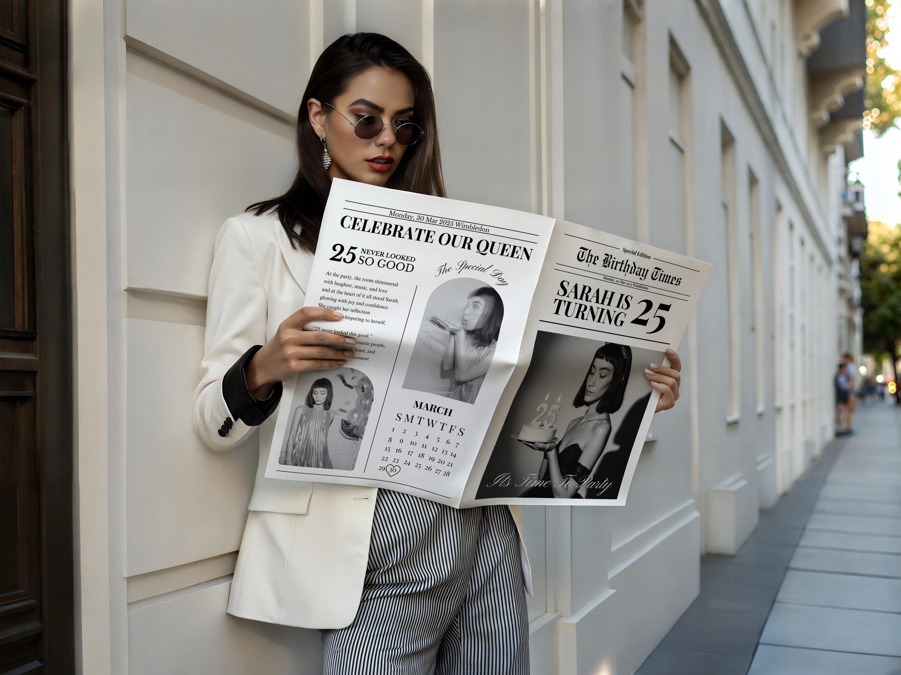 Custom Newspaper Print A3 A2 Printed Newspaper From Your Template ...