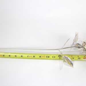 1 Dozen Sterling Silver Roses With Baby's Breath - Etsy