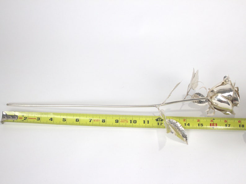 1 Dozen Sterling Silver Roses With Baby's Breath - Etsy