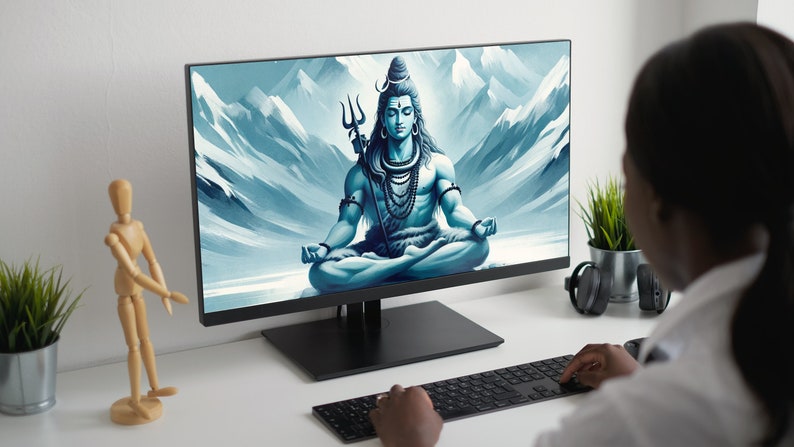 Lord Shiva in Himalayas | Digital Download | Meditation Theme ...