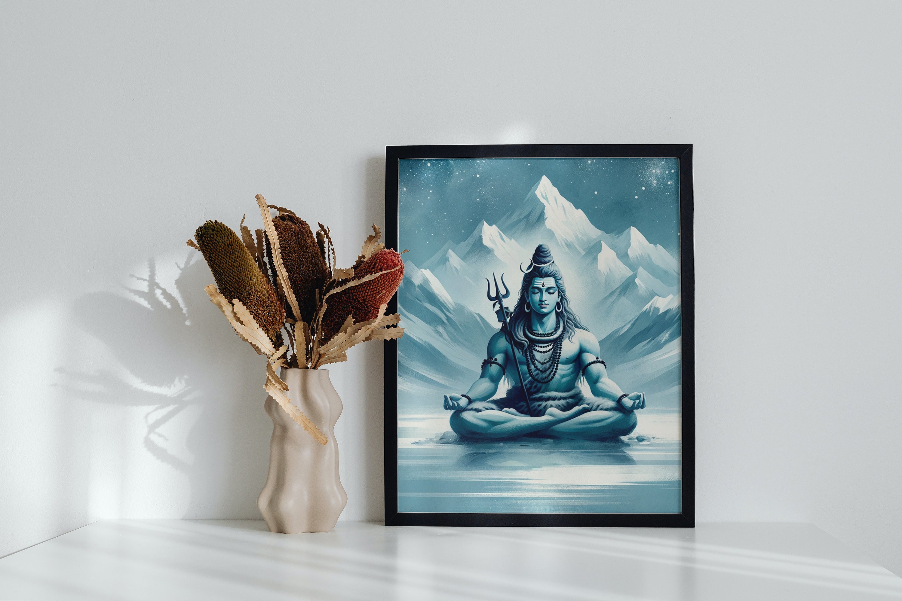 Lord Shiva in Himalayas | Digital Download | Meditation Theme ...