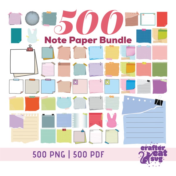 Sticky Note Clipart - Etsy