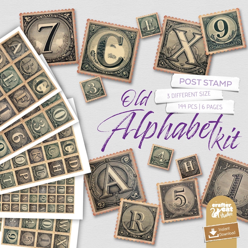 Old Letters With Stamp - Etsy