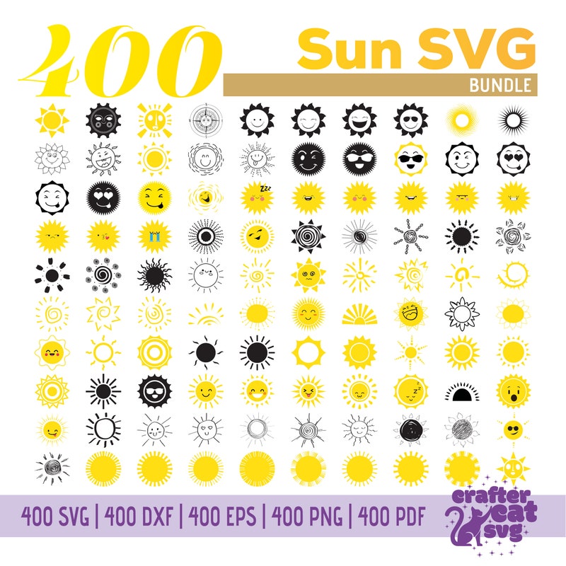 Sun Svg - Etsy