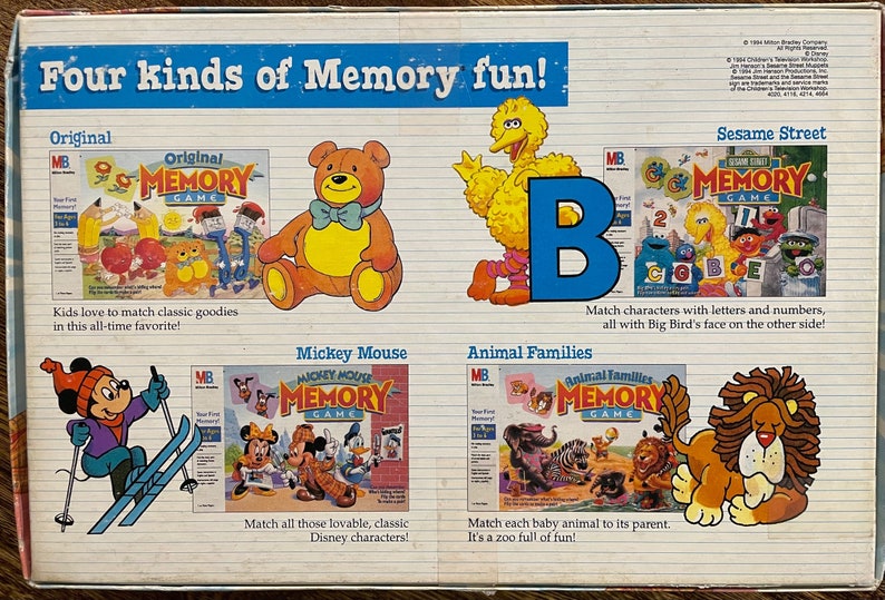 Mickey Mouse Memory Game - Etsy
