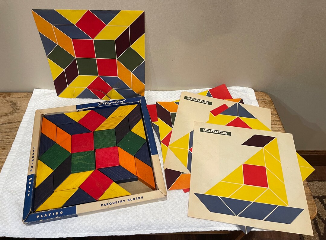 Playskool Parquetry Blocks - Etsy