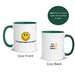 Smiley Face Happy Mug Happy Face Mug 11oz and 15oz Ceramic Coffee Mug ...