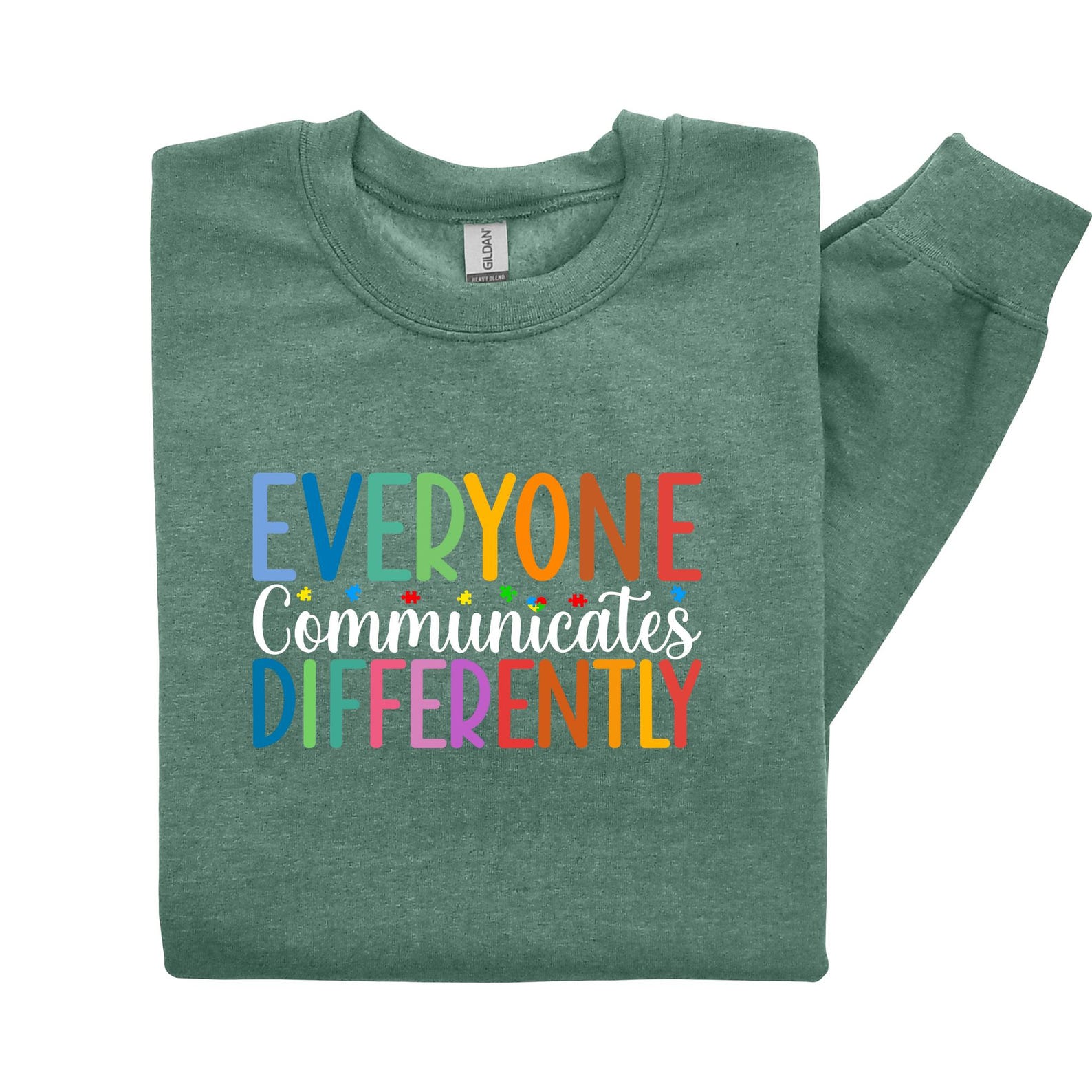 Everyone Communicates Differently Png, Autism Awareness Png, Mental ...