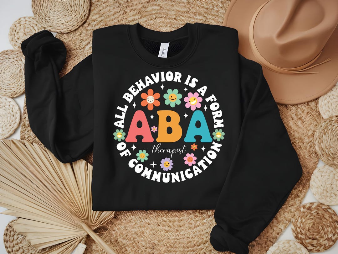 ABA Therapist, Behavior Analyst Autism Therapy RBT Floral,autism ...