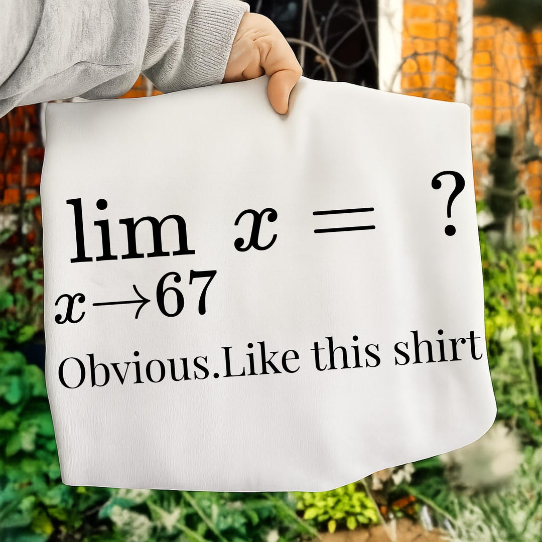 67 Math Meme Svg Png, Six Seven Svg, Sarcastic Math, Humor Clipart, Six ...