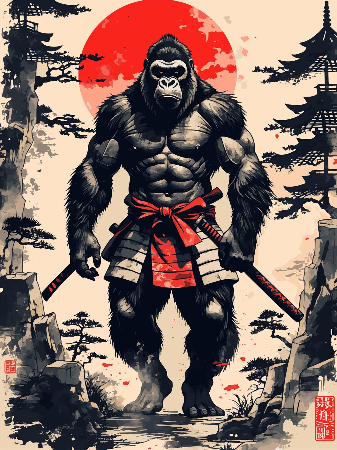 Samurai Bigfoot Png, Japanese Sword, Big Foot Png,sasquatch Png, Unique ...