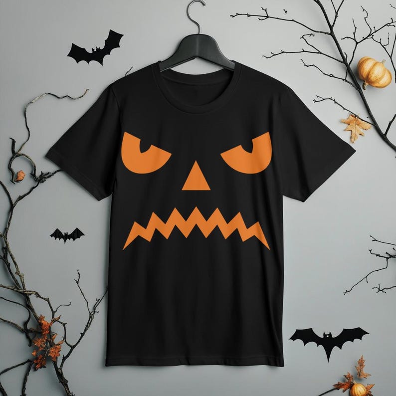 Angry Jack-o’-lantern Face PNG – Halloween Pumpkin Clipart, Scary ...