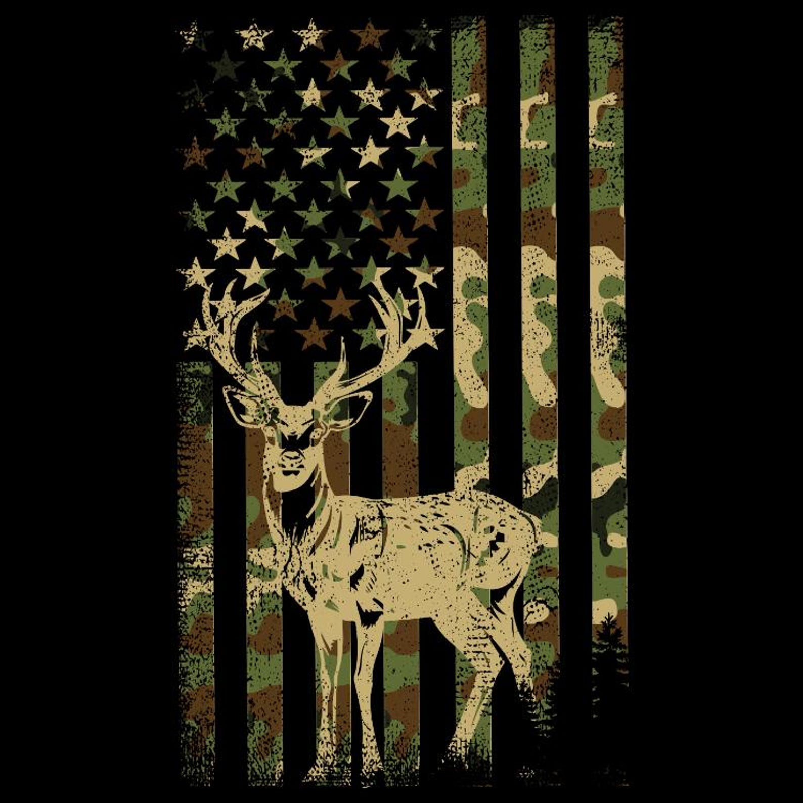 Camo American Deer PNG, Whitetail Buck PNG, Commercial Use Deer Hunting ...