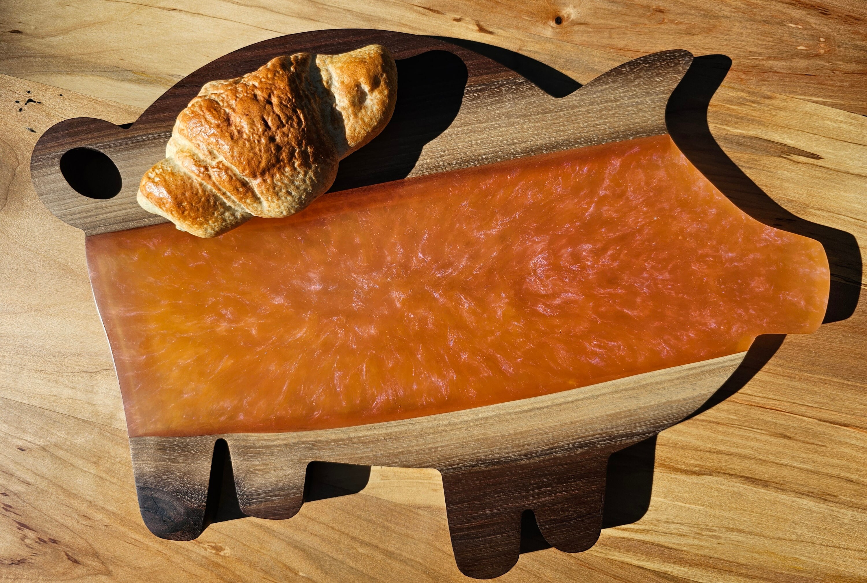 Rose Pink Pig Charcuterie Board - Etsy
