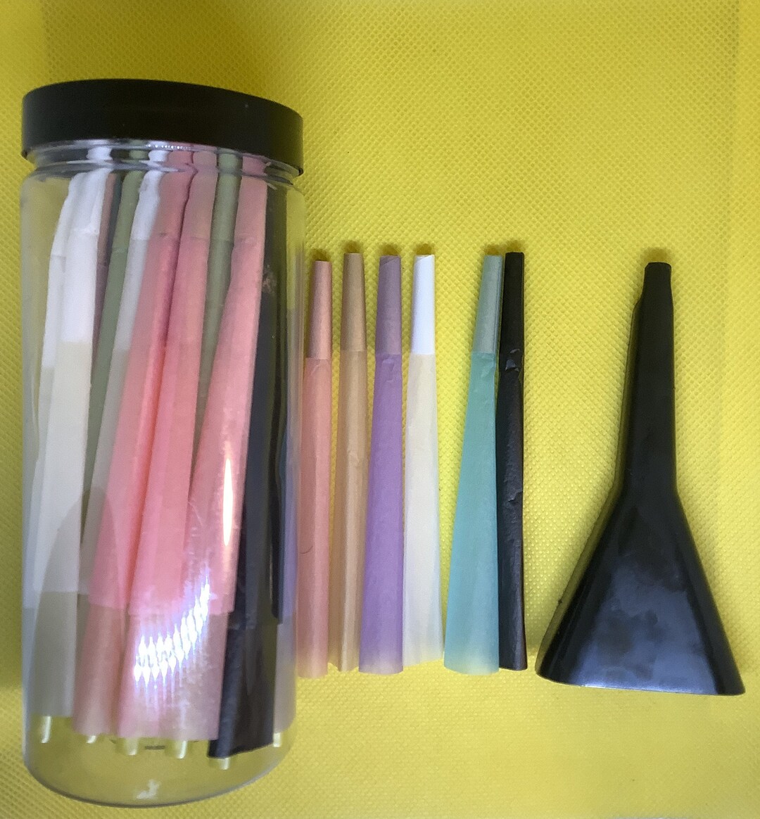 70 Rainbow King Size 109mm Rolling Cones/pre Rolling Cone/rolling Paper ...