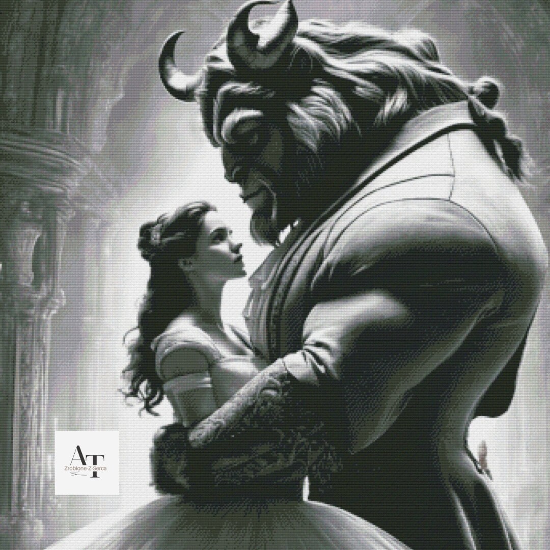 Beauty and the Beast, Pattern for Cross Stitch, Beauty and the Beast ...