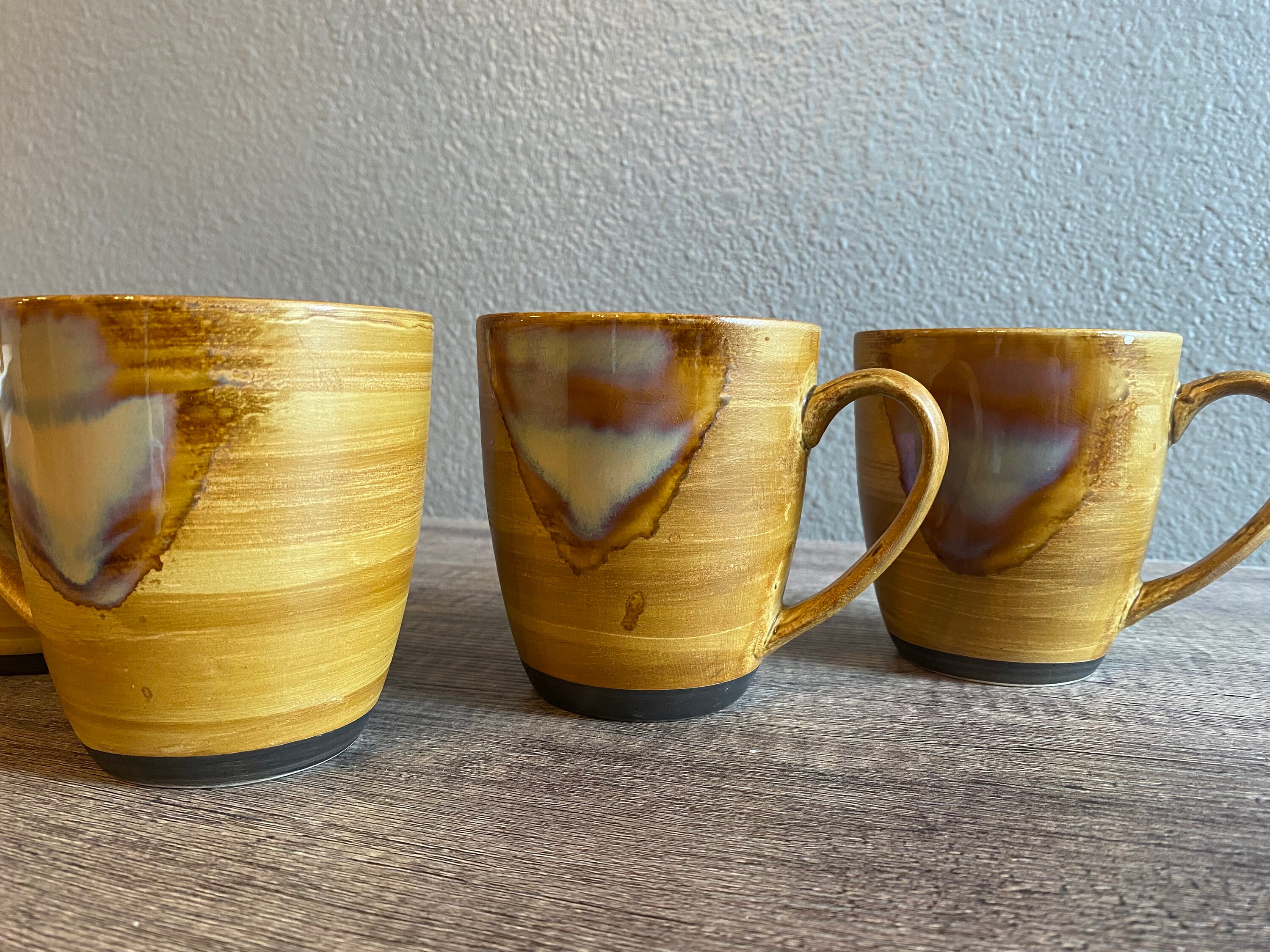 Sango Splash 4951 Stoneware Mugs - Etsy