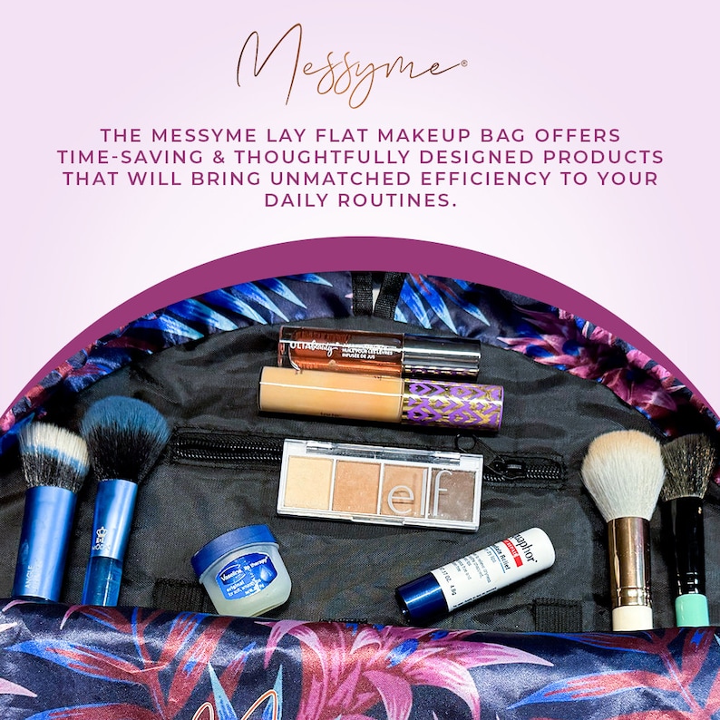 Messyme Makeup Bag Organizer Magic Cosmetics Pouch Drawstring Makeup ...