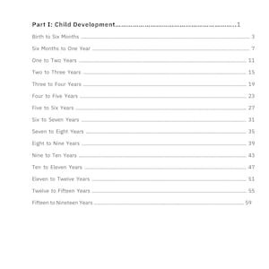 The Parent's Roadmap & Guide: Nurturing Development From Birth to Young ...