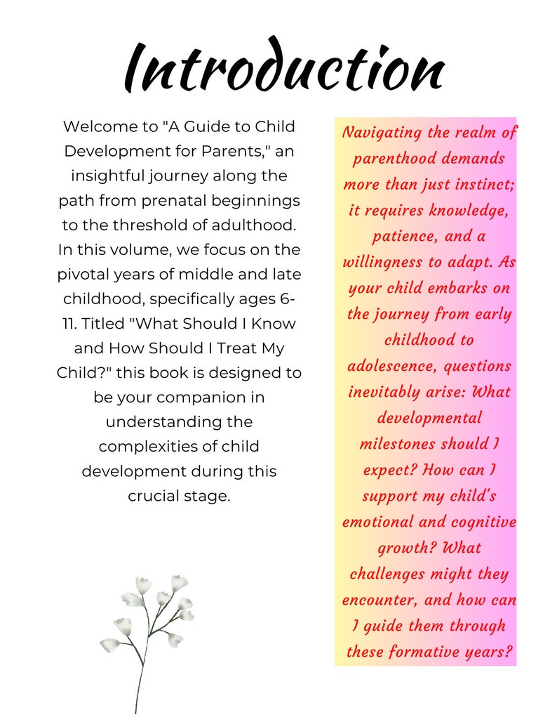 A Guide to Child Development for Parents (middle and Late Childhood ...