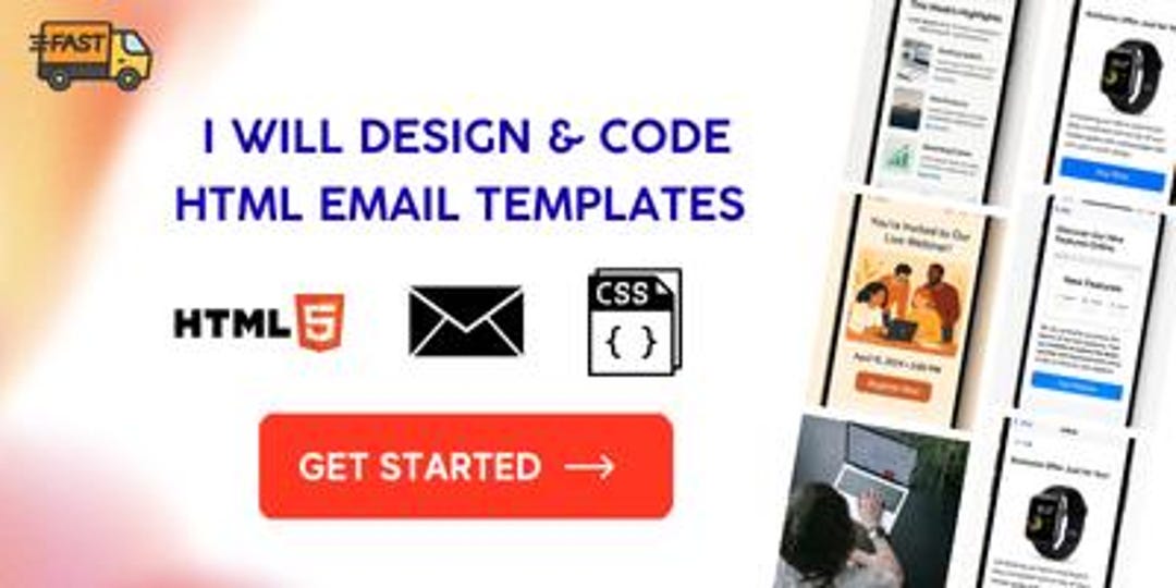 I Will Design a Fully Responsive HTML Email Template for Your Business ...