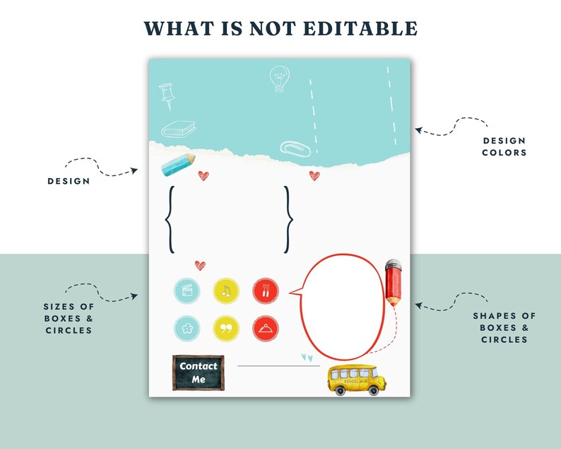 Printable Back to School Meet the Teacher Template, Customizable ...