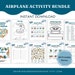 Printable Airplane Games: Kids Travel Activity Bundle (digital Download ...