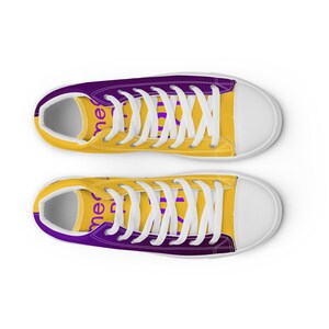 Omega Psi Phi Men’s High Top Canvas Shoes - Etsy