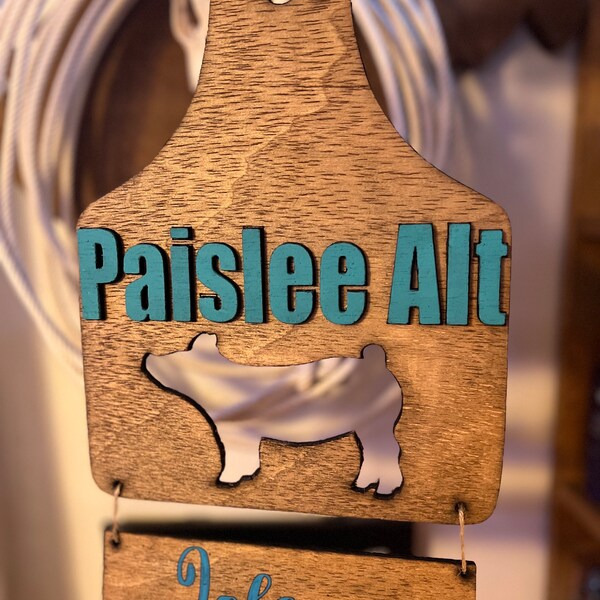 4 H Stall Sign - Etsy