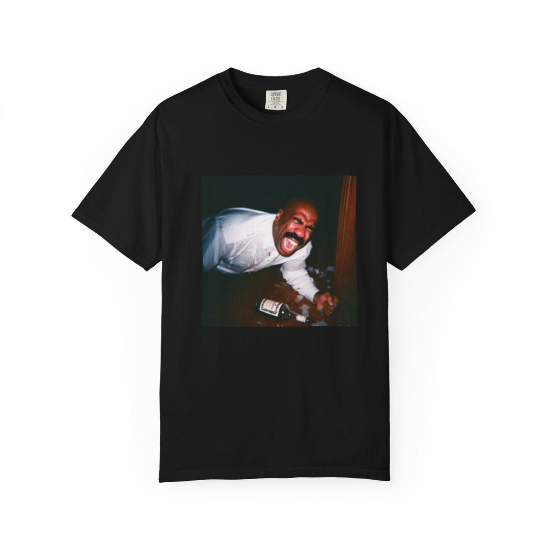 Screaming Steve Harvey Meme Shirt - Viral Reaction Image Tee - Etsy