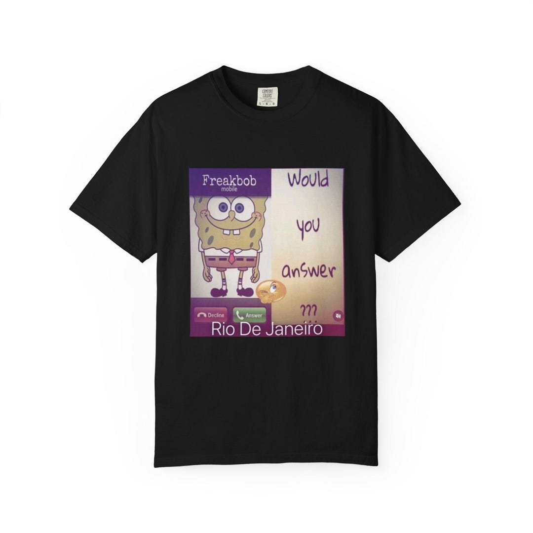 Freakbob Meme Tee - Would You Answer? | Viral Surreal Humor Shirt - Etsy