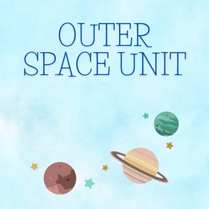 Preschool Outer Space Unit - Digital Download - Etsy