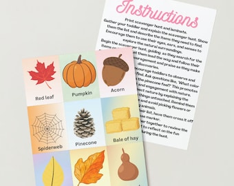 Apple Orchard Scavenger Hunt for Kids, Fall Treasure Hunt, Autumn Party ...