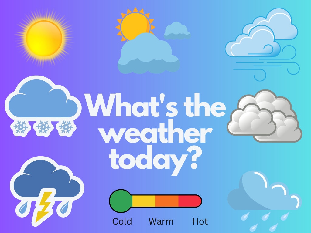 Weather Chart for Toddlers - Etsy