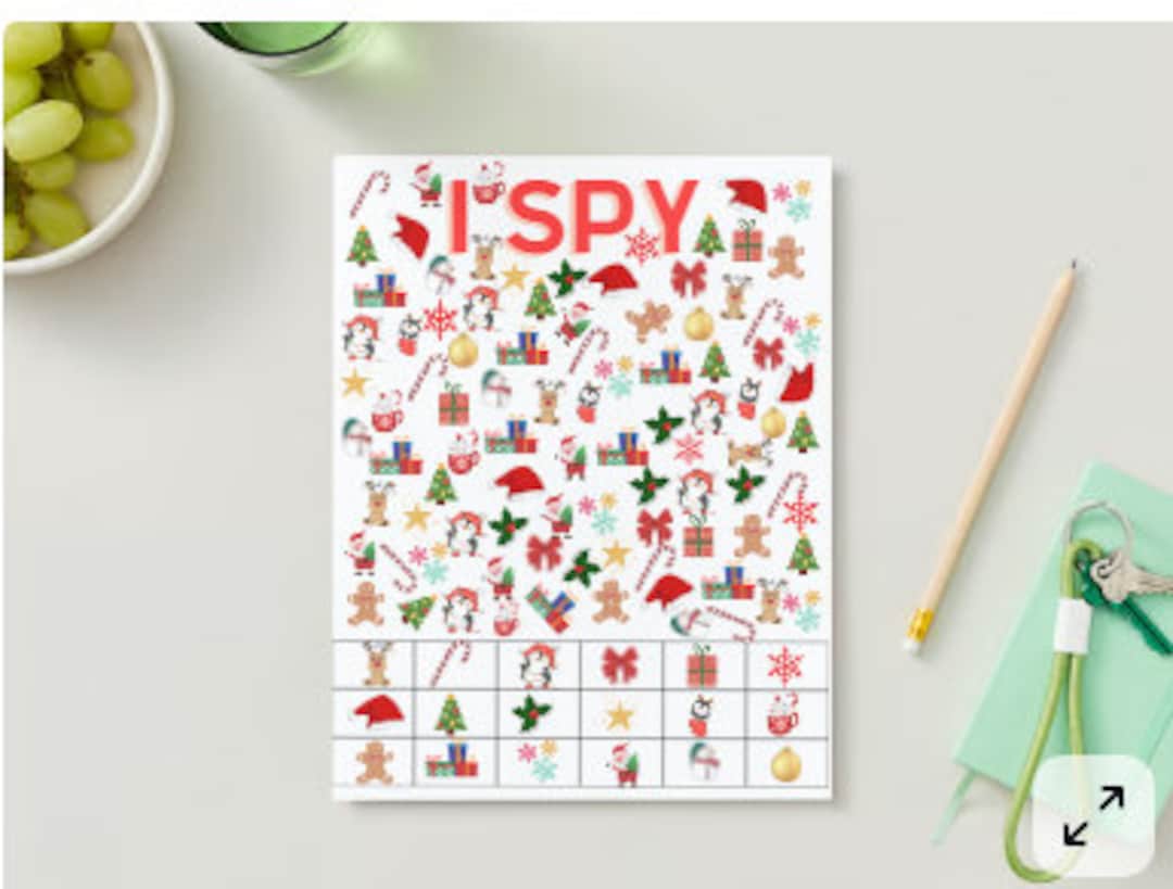 I SPY Christmas - Etsy