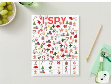 I SPY Christmas - Etsy