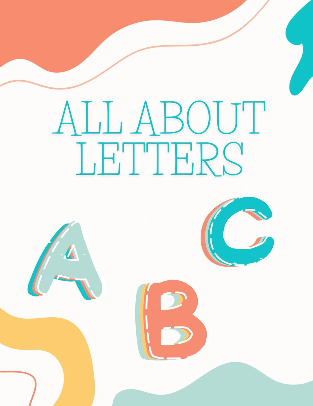 Preschool Letters Unit of Study - Printable - Etsy