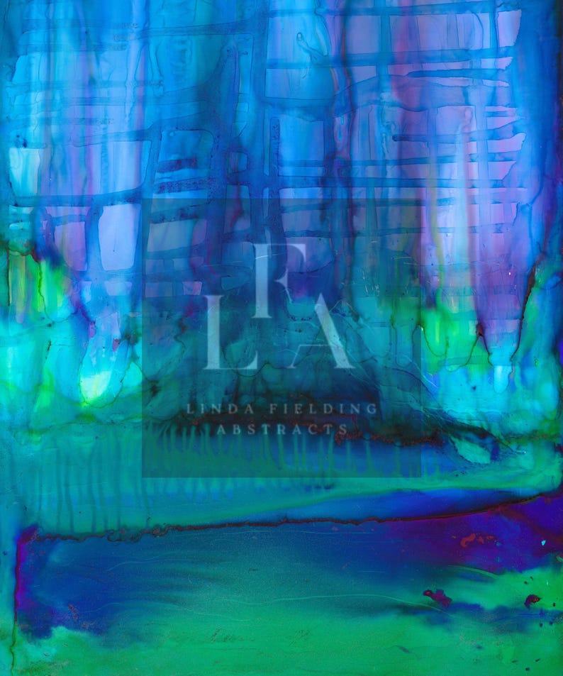 The Lake - Soft Neutral Abstract Art, Digital Download, Calming Wall ...