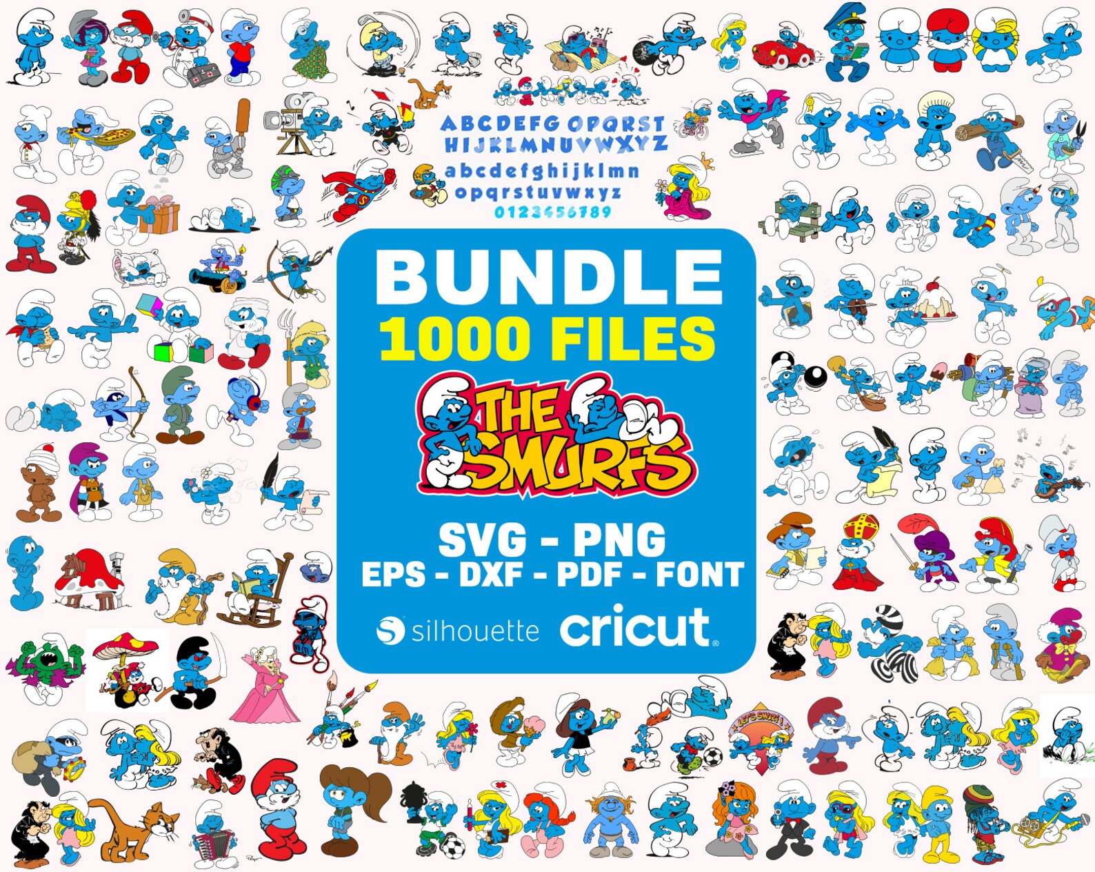 Smurfs Svg Bundle Smurfs High Quality Png Smurfs Clipart - Etsy Canada