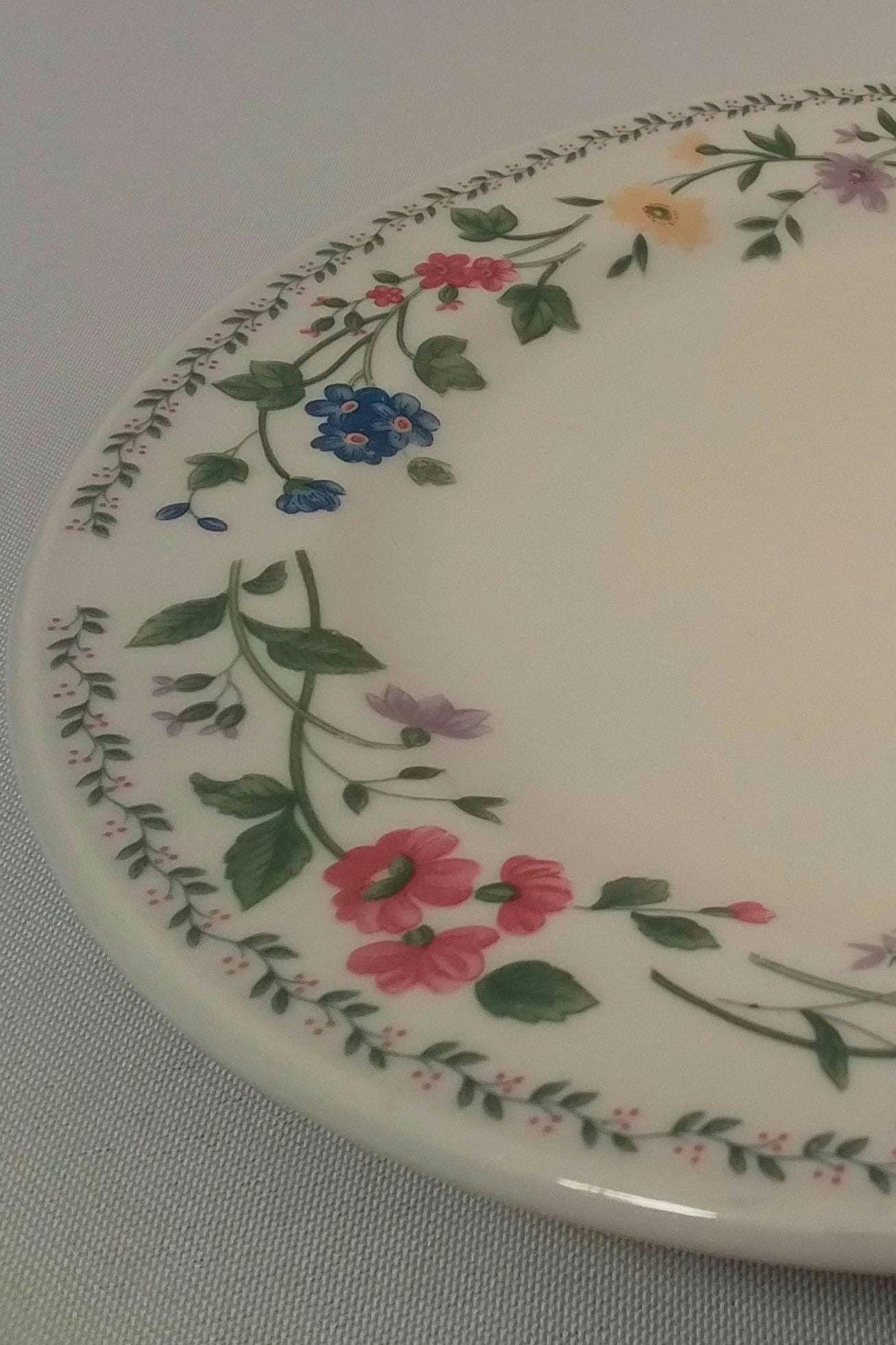 Farberware Stoneware Plate 7.5 Inch Vintage Plate English Garden Spring ...