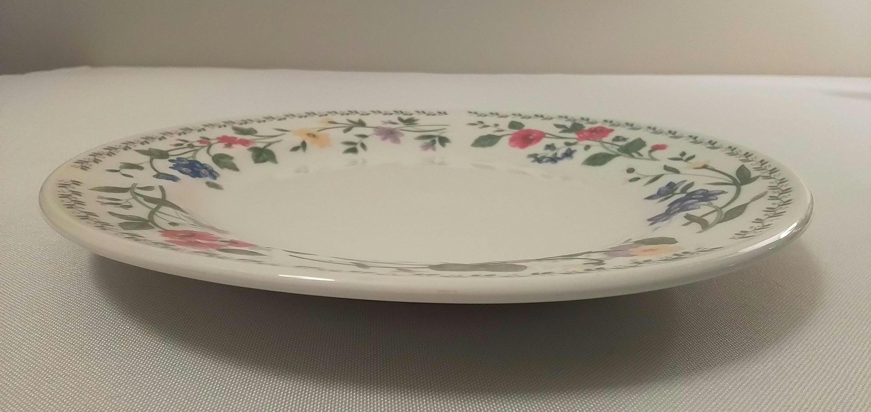 Farberware Stoneware Plate 7.5 Inch Vintage Plate English Garden Spring ...