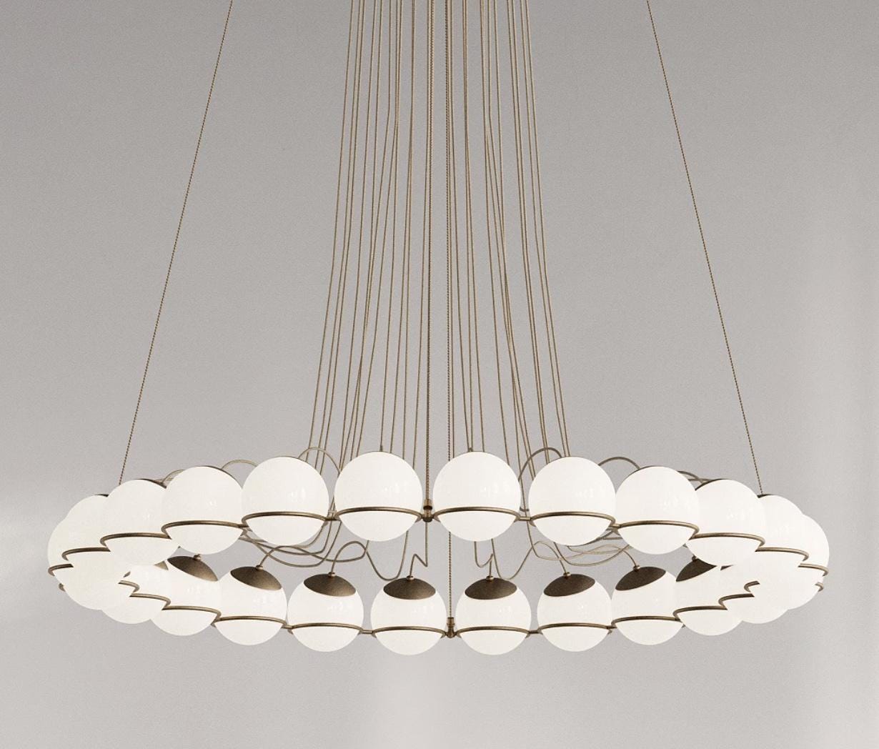 Gino Sarfatti Chandelier for ASTEP Denmark - Etsy