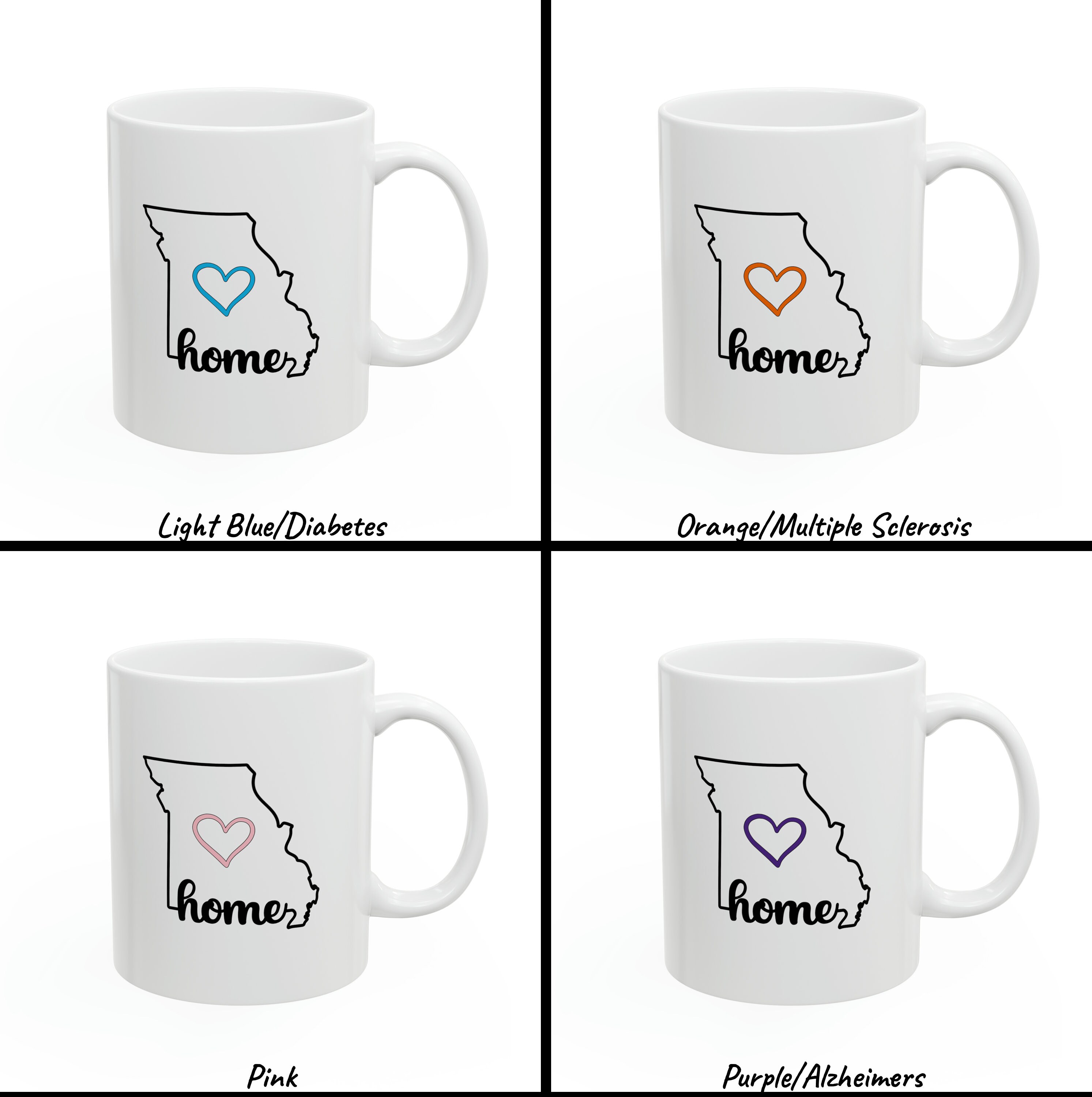 State Pride: Missouri Mug Home is Where the Heart Is, Coffee Lover ...