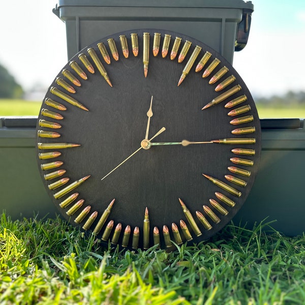 Bullet Clock - Etsy