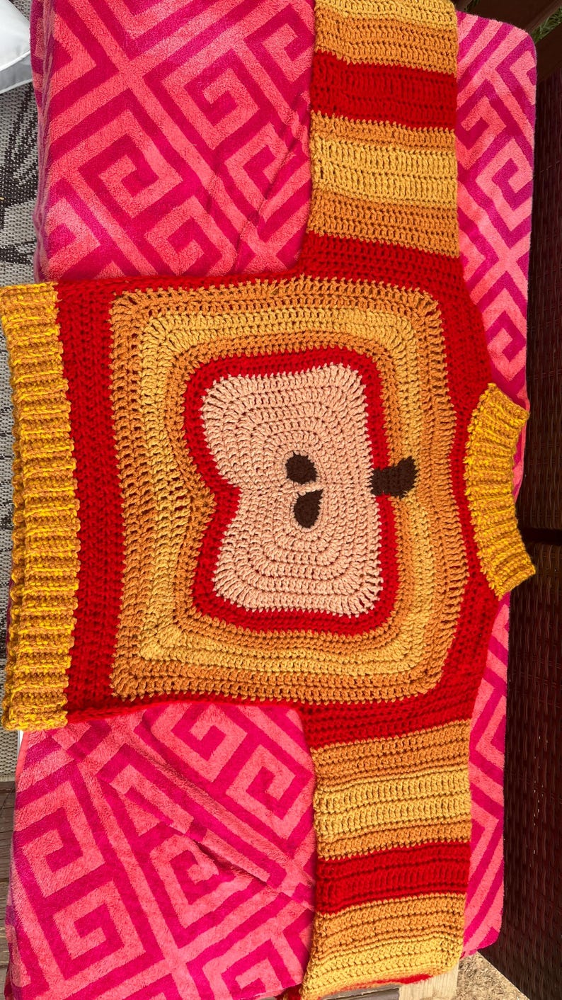 Crochet Apple Sweater Pattern! - Etsy