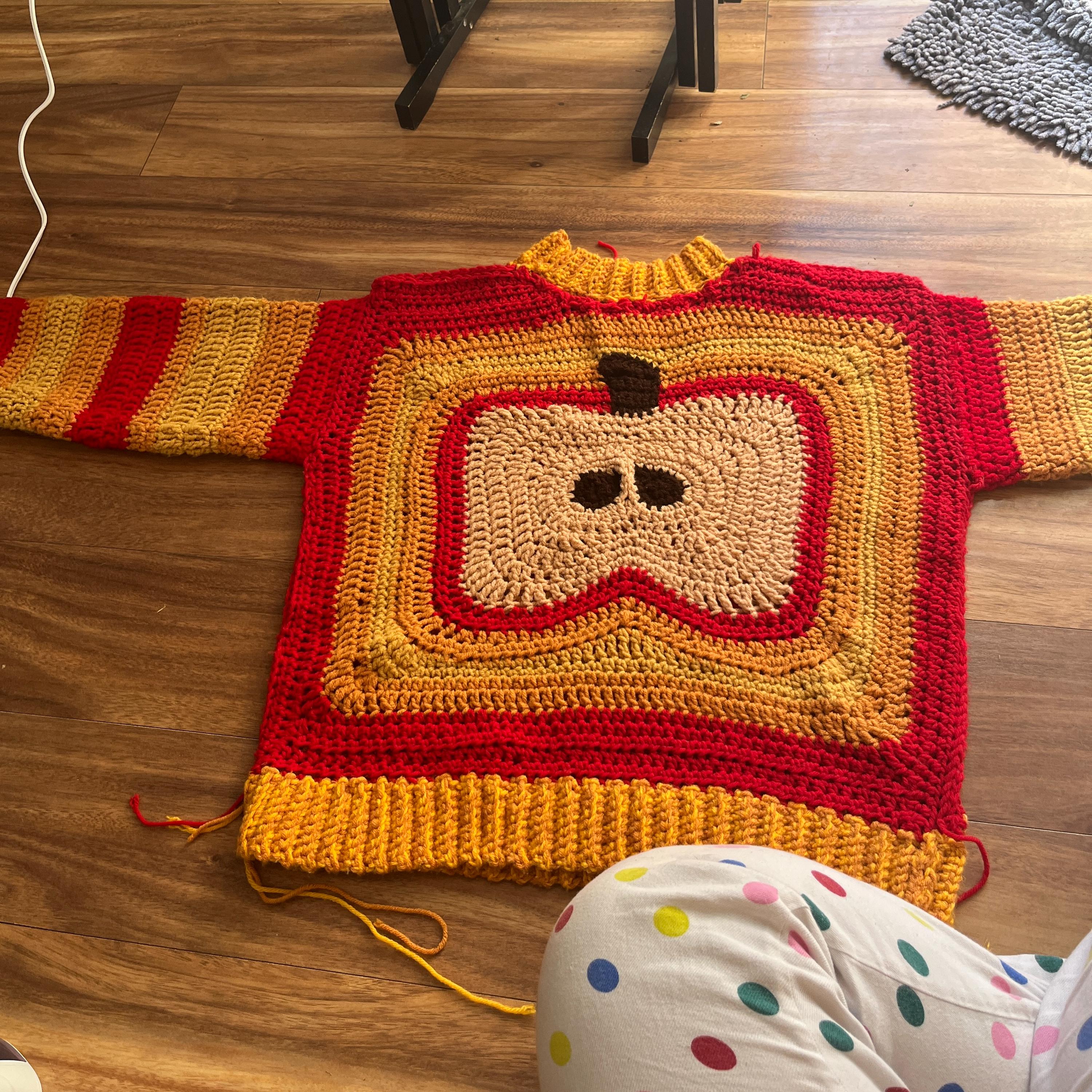Crochet Apple Sweater Pattern! - Etsy
