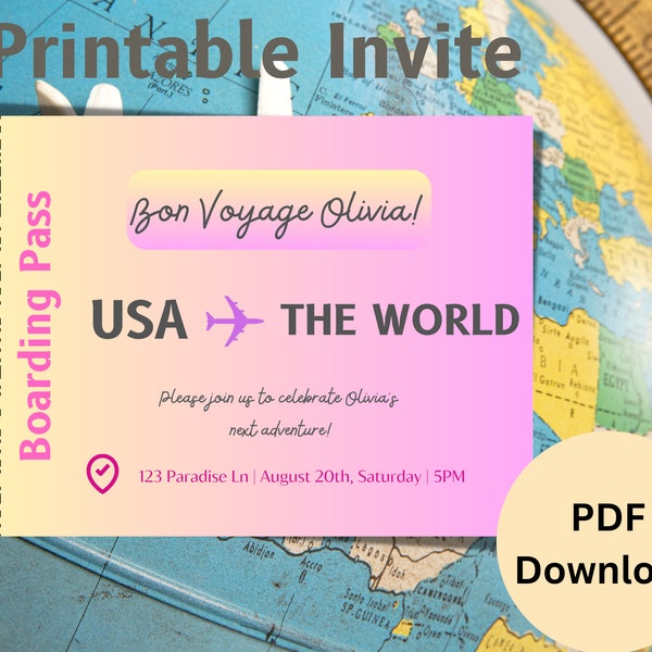 Bon Voyage Party - Etsy
